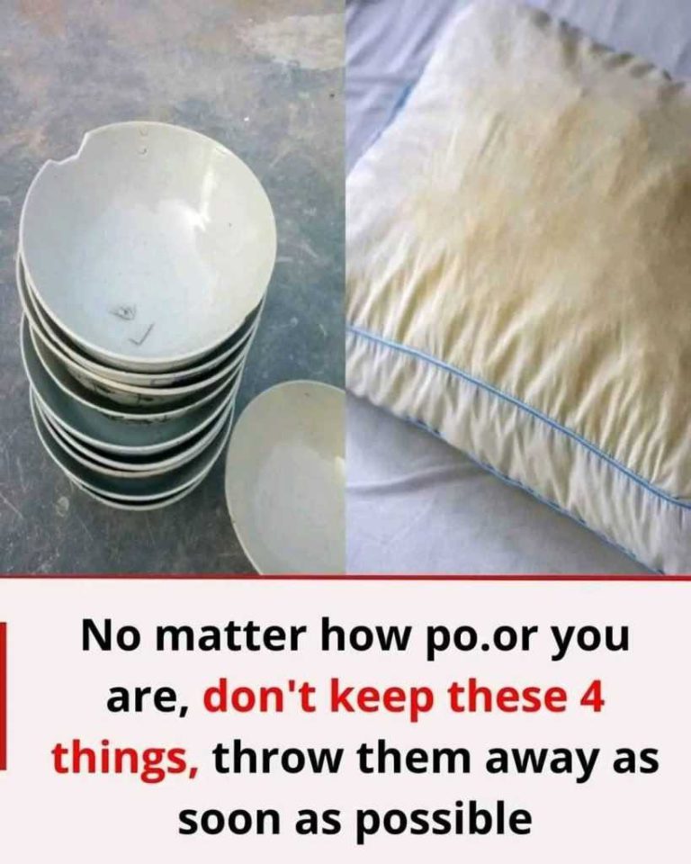 No matter how po.or you are, don’t keep these 4 things, throw them away ...