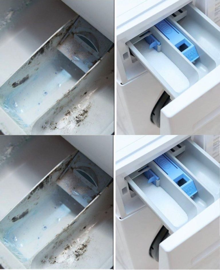 The ingenious trick for cleaning the washing machine drawer – Best Recipes